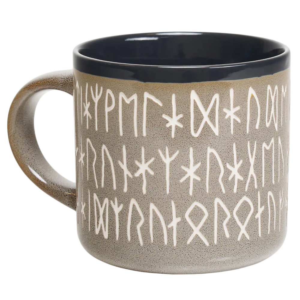 Norse Runes | 15oz Hand Carved Mug